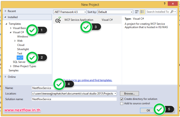 เริ่มต้นใช้ HTML5 Mobile App ส่งข้อมูลแลกเปลี่ยนกับ .NET WCF Web Service - Nextflow