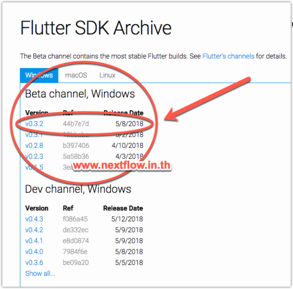 Download Google Flutter SDK from Archive - Nextflow