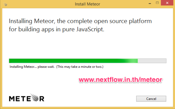 Meteor #1: ติดตั้งระบบ Meteor Framework บน Windows - Nextflow